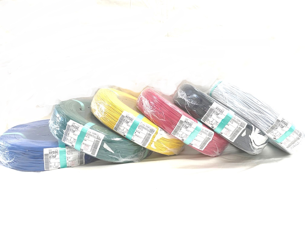 電線屋さん - 切売り！！ AVSSC 0．75sq（f） 自動車用薄肉低圧電線（薄肉電線タイプ2）